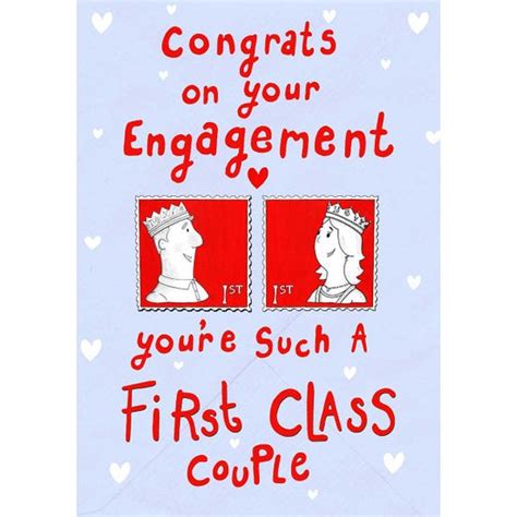 First Class Couple A5 Greeting Card Print Ready