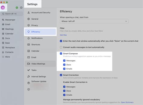 Turn On Smart Compose