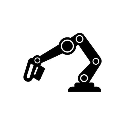 Premium Vector Robot Arm Icon