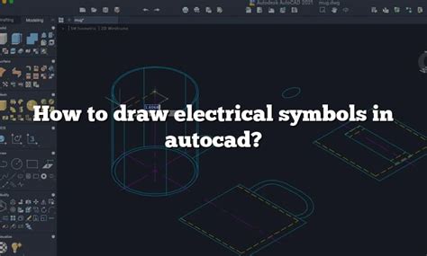 How To Draw Electrical Symbols In Autocad CADdikt
