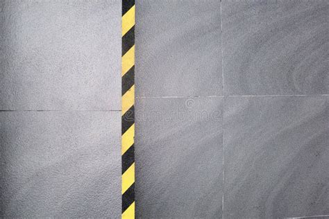Floor Danger Zone Warning Tape Yellow With Black Stock Image Image Of Barrier Symbol 260500003