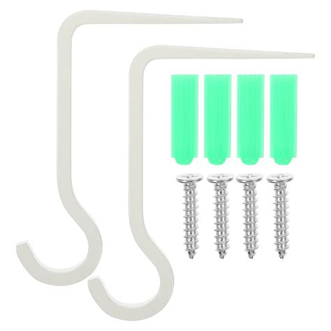 2pcs Planter Hanging Hooks Outdoor Metal Heavy Duty Planter Brackets
