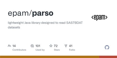Github Epamparso Lightweight Java Library Designed To Read Sas7bdat