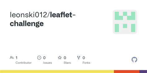 GitHub Leonski Leaflet Challenge