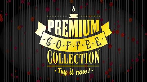 Coffee Trademark Arabica Specialty Collection Stock Footage Video Of