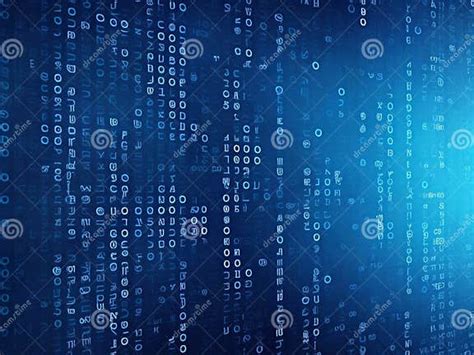 Binary Code Background Digital Abstract Technology Background Stock