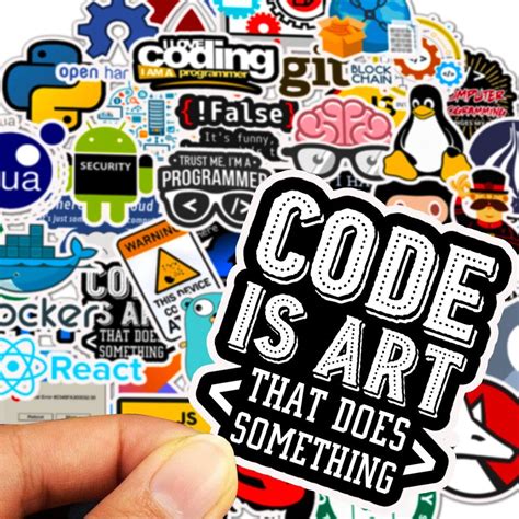 Pcs Funny Programmer Sticker Pack Internet Java IT Etsy