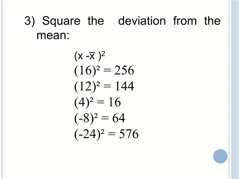 Variance Standard Deviation PPTX
