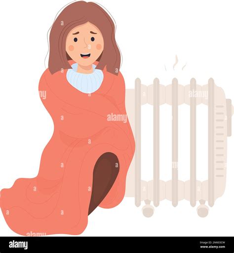 Cold Woman Cartoon