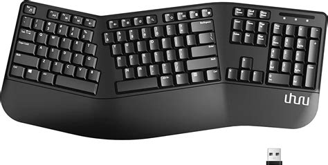 Ergonomic Wireless Keyboard Curved Design For Natural Typing G Full Size Er