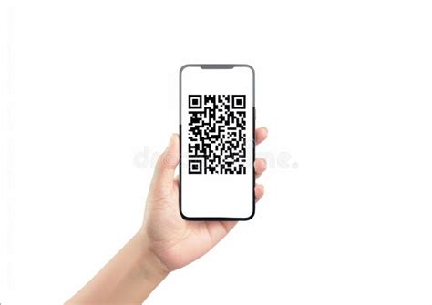 An Engaging Image Of A Hand Holding A Big Qr Code Representing Innovation And The Future Of