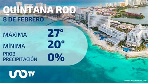 Clima En Quintana Roo Para El 8 De Febrero De 2024 Unotv