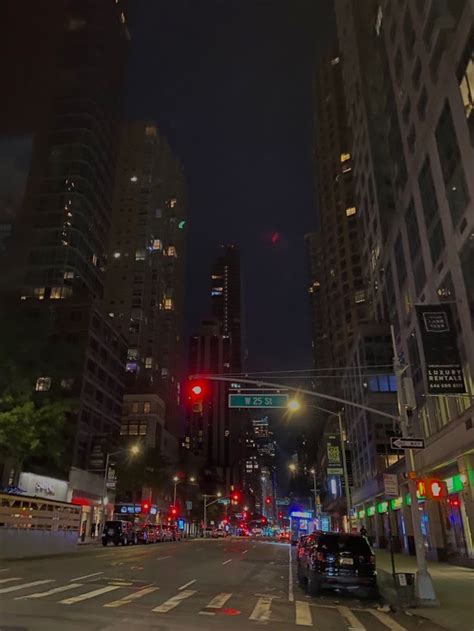 Pin Night City Street