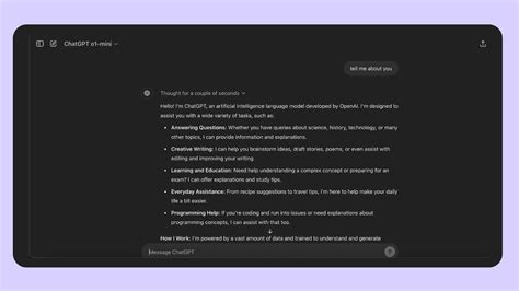What Is Chatgpt O1 Mini And How To Use The Newest Version