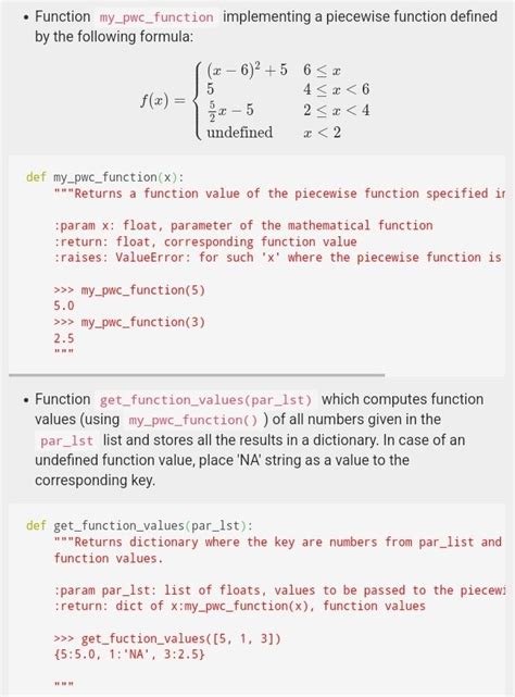 Solved Function My Pwc Function Implementing A Piecewise Chegg