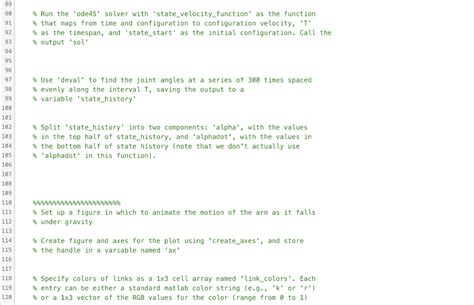 Make An Animated Plot Of A 3d A 3 Link Arm With Each