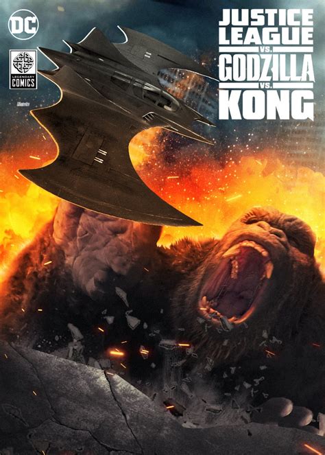 New Cover For Justice League Vs Godzilla Vs Kong Rmonsterverse