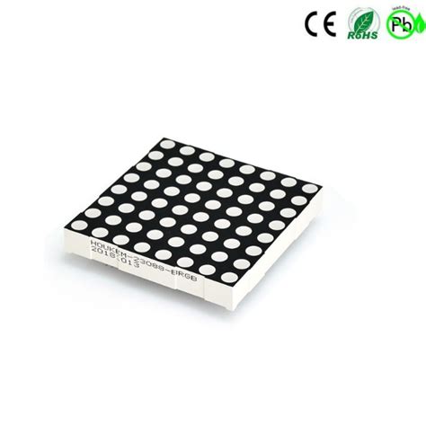 Oem Rgb Led Matrix 8x8 Full Color 5mm Led Dot Matrix Display Anode 60 2x60 2mm Houkem 23088 Brgb