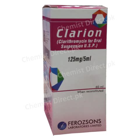 Clarion Susp 125mg/5ml 60ml – ChemistDirect.pk