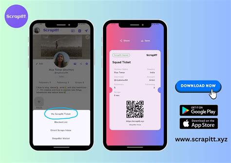 Scrapitt Squad Ticket Redefining Connections With Effortless Qr Code