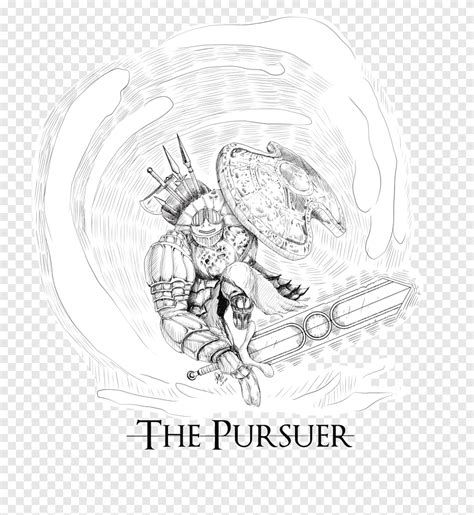 다크 소울 Ii 라인 아트 아이디어 스케치 코라스 더 퍼 슈어 화이트 그 외 Png Pngegg