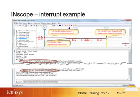 inscope interrupt example