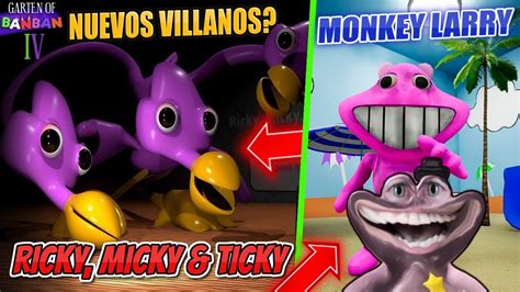 Ricky Micky Y Ticky Sala Secreta En Garten Of Banban 4 Maylea Youtube