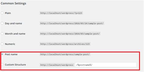 Php Wordpress Permalink Is Not Working When Set To Postname Stack