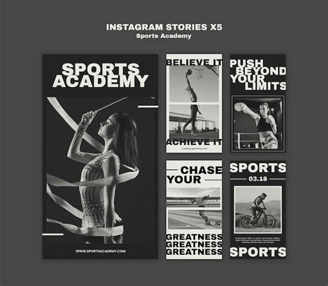 Free Psd Sports Academy Template Design