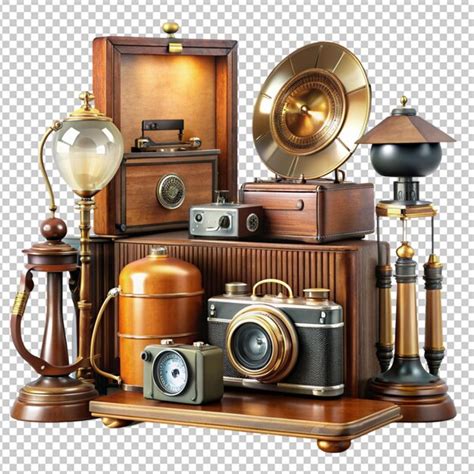 Vintage Stuff Rendering Premium Ai Generated Psd
