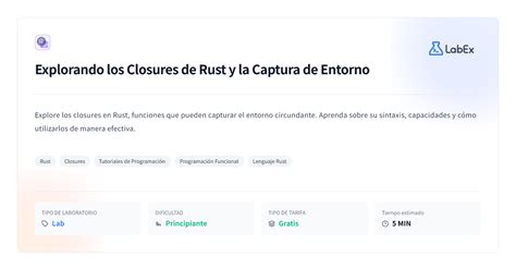 Closures De Rust Tutoriales De Programación Labex