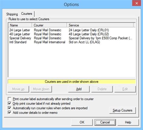 Printing Yodel Labels In One Stop Order Processing
