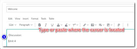 Canvas Student View Text In Updated Rich Content Editor Irvine Unified School District