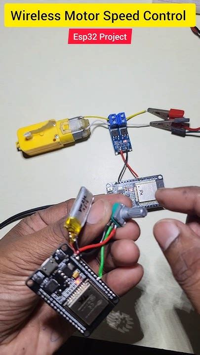 Wireless Motor Speed Control 🛞 Esp32 Project 🔥🔥shorts Viralvideo