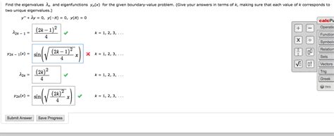 solved find the eigenvalues lambda n and eigenfunctions y n