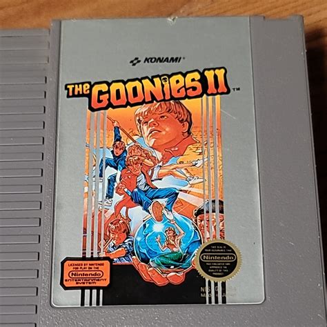 The Goonies Ii 2 Konami Authentic Nintendo Nes Game Only Ebay
