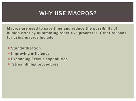 Getting Started With Microsoft Excel Macros Pdf Programming