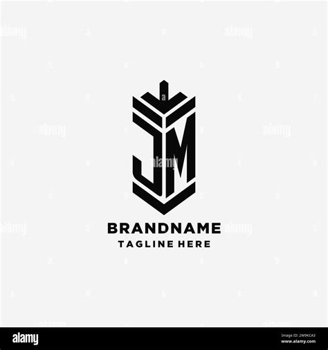 Initials Jm Shield Logo Design Creative Monogram Logo Inspiration