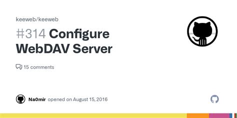 configure webdav server · issue 314 · keeweb keeweb · github
