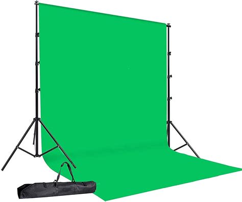 Buy Boltove® Green Screen Backdrop With Stand 8ft X 12ft Wide Green