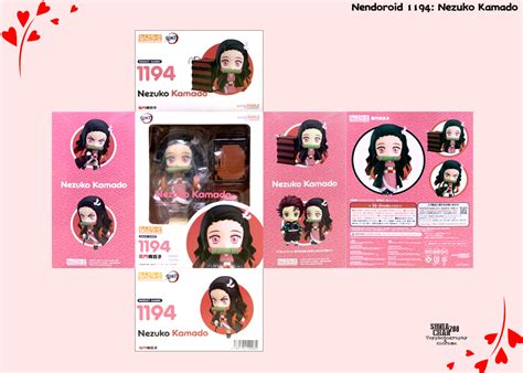 【nendoroid Boxes】 1194 Nezuko Kamado Diy Crafts Pencil Case Paper Doll Printable Templates