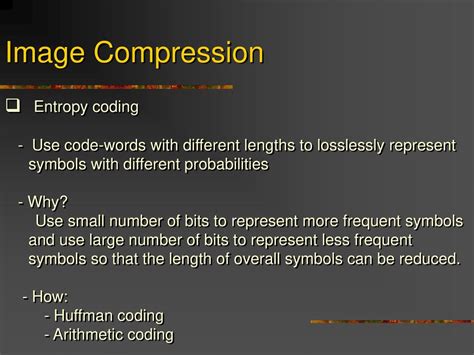 Image Compression The Still Image And Motion Images Can Be Compressed