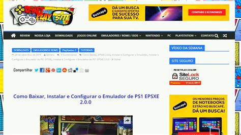 Epsxe Guia Definitivo De Configuração Do Emulador De Ps1