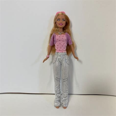 High School Musical Sharpay Doll Mattel 2007 Disney Pink Shirt Silver