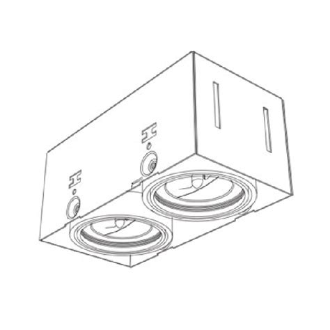 Nova Twin 2x10w Downlight Basis Lighting