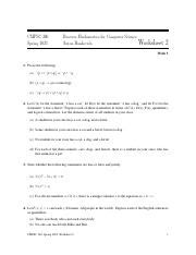 Practical Exercises On Discrete Mathematics In Computer Science Course Hero