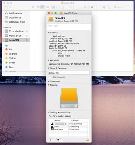 cara memformat drive ke apfs di macos sierra ke monterey