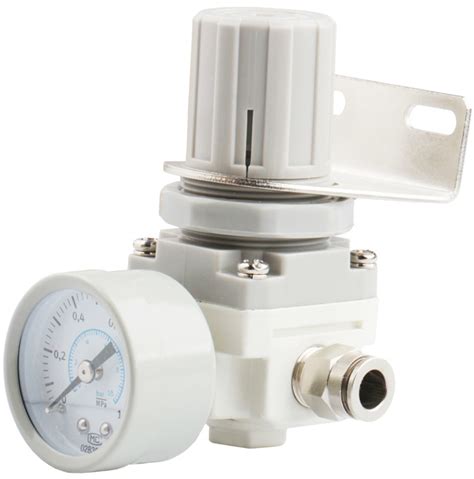550 Flow Rate Smc Equivalent Type White Air Regulator With Pressure Switch