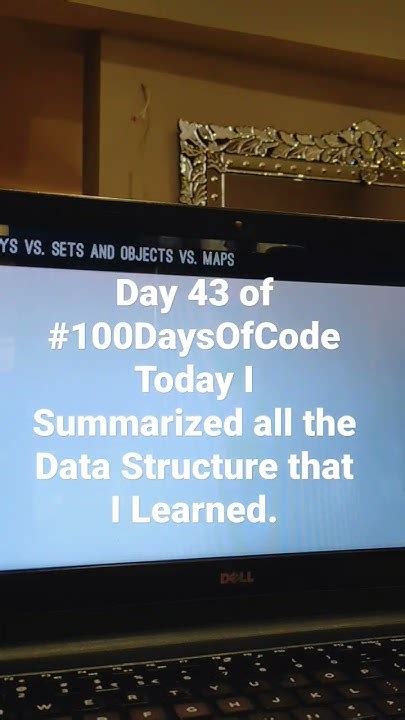 day 43 of 100daysofcode today i summarized all the data structure that