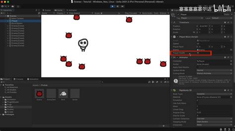 十行代码学会Unity碰撞检测做做做做做游戏 哔哩哔哩